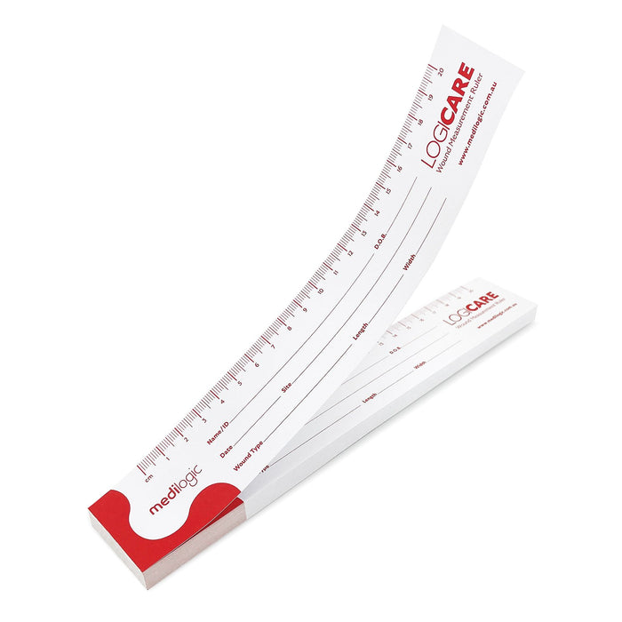 LOGICARE Wound Measurement Ruler - Pack (50)